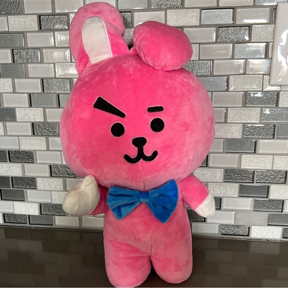bt21 | Toys | Official Bt2 Line Friends Friendly Cooky Blue Bow Tie Bts ...